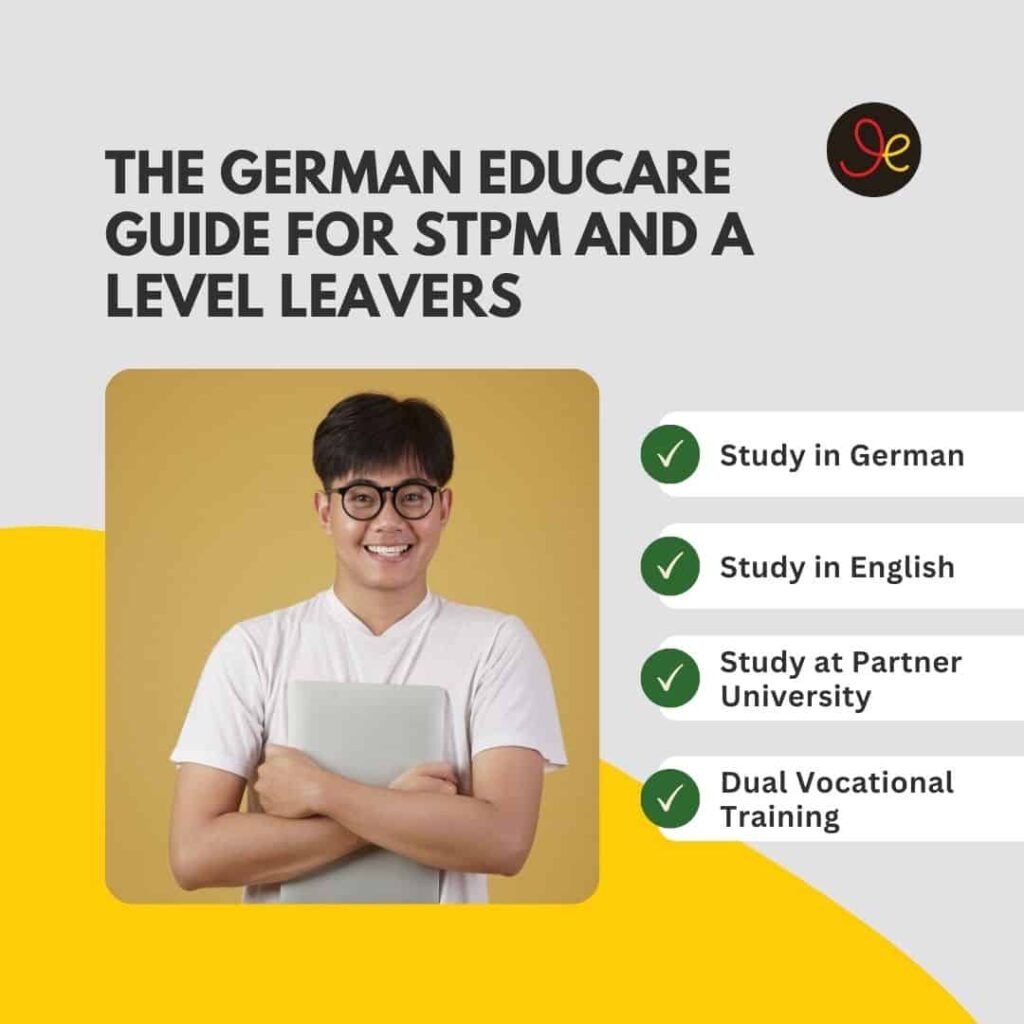 Study in Germany: After STPM, A Level and IB Courses | German Educare